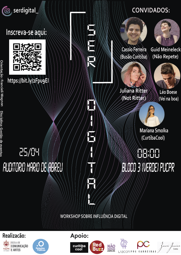 PUCPR receberá workshop sobre influência digital - PUCPR