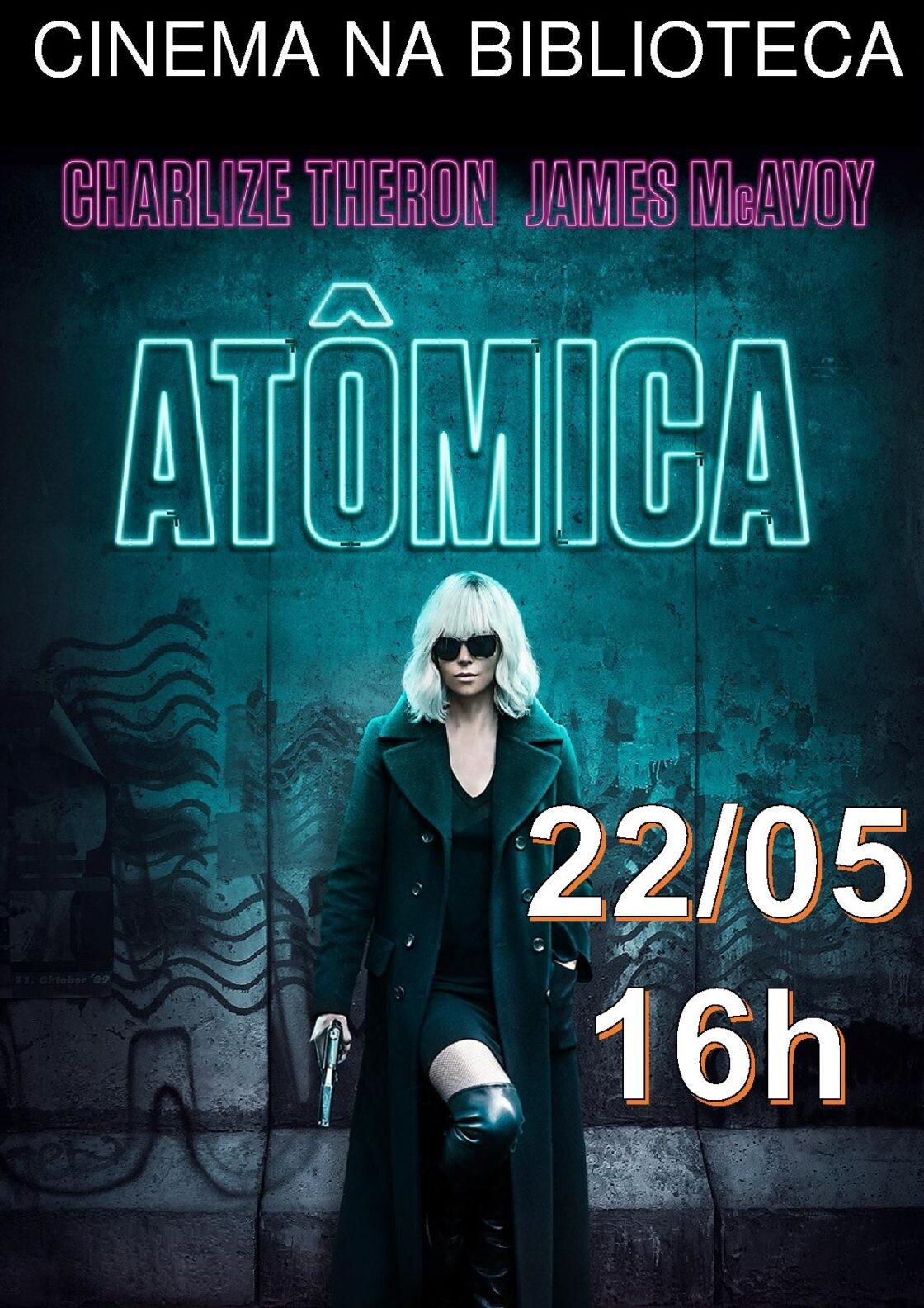 O Filme “Atômica” será a próxima atração do Cinema na Biblioteca - PUCPR