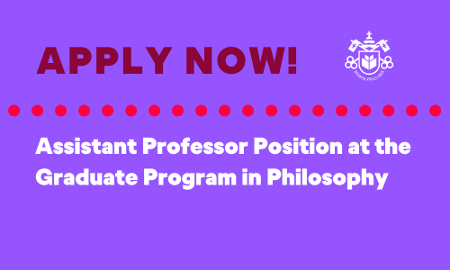 Recruiting of Assistant Professor for the PUCPR Graduate Program in Philosophy - International